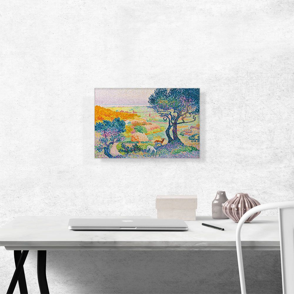 ARTCANVAS La Plaine De Bormes 1908 by Henri-Edmond Cross - Wrapped Canvas Painting Print | Wayfair